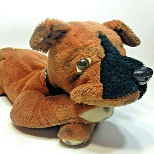 Unknown | Toys | Rare Vintage Boxer Jumbo Plush Dog 2ft Long | Poshmark